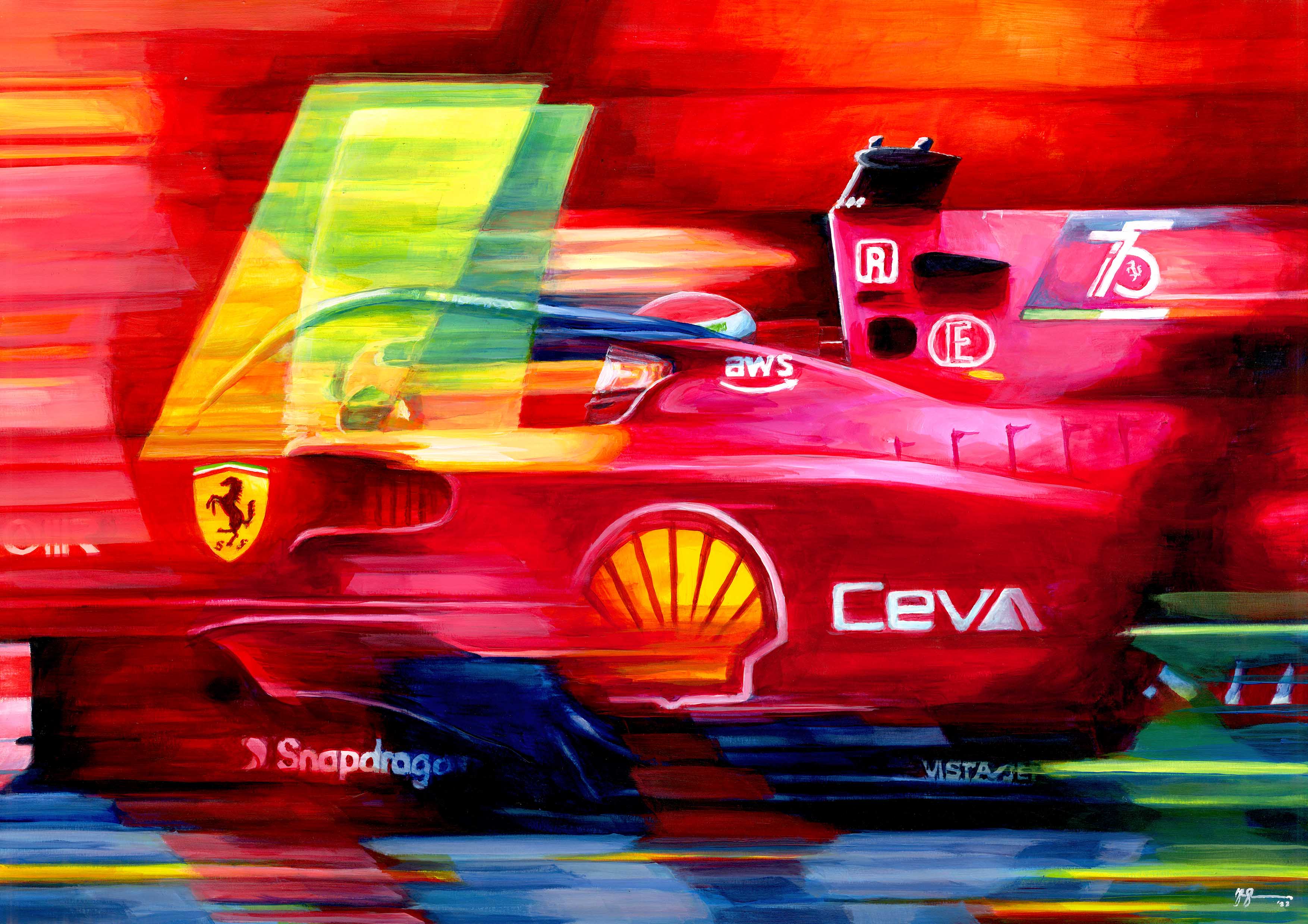 FERRARI: The Collection – Alex Stutchbury Art